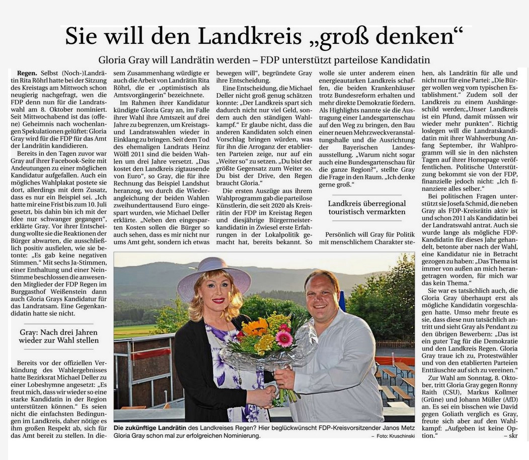 GLORIA GRAY Entertainment - Kunst, KünstlerIN, PerformerIN, Artist ...